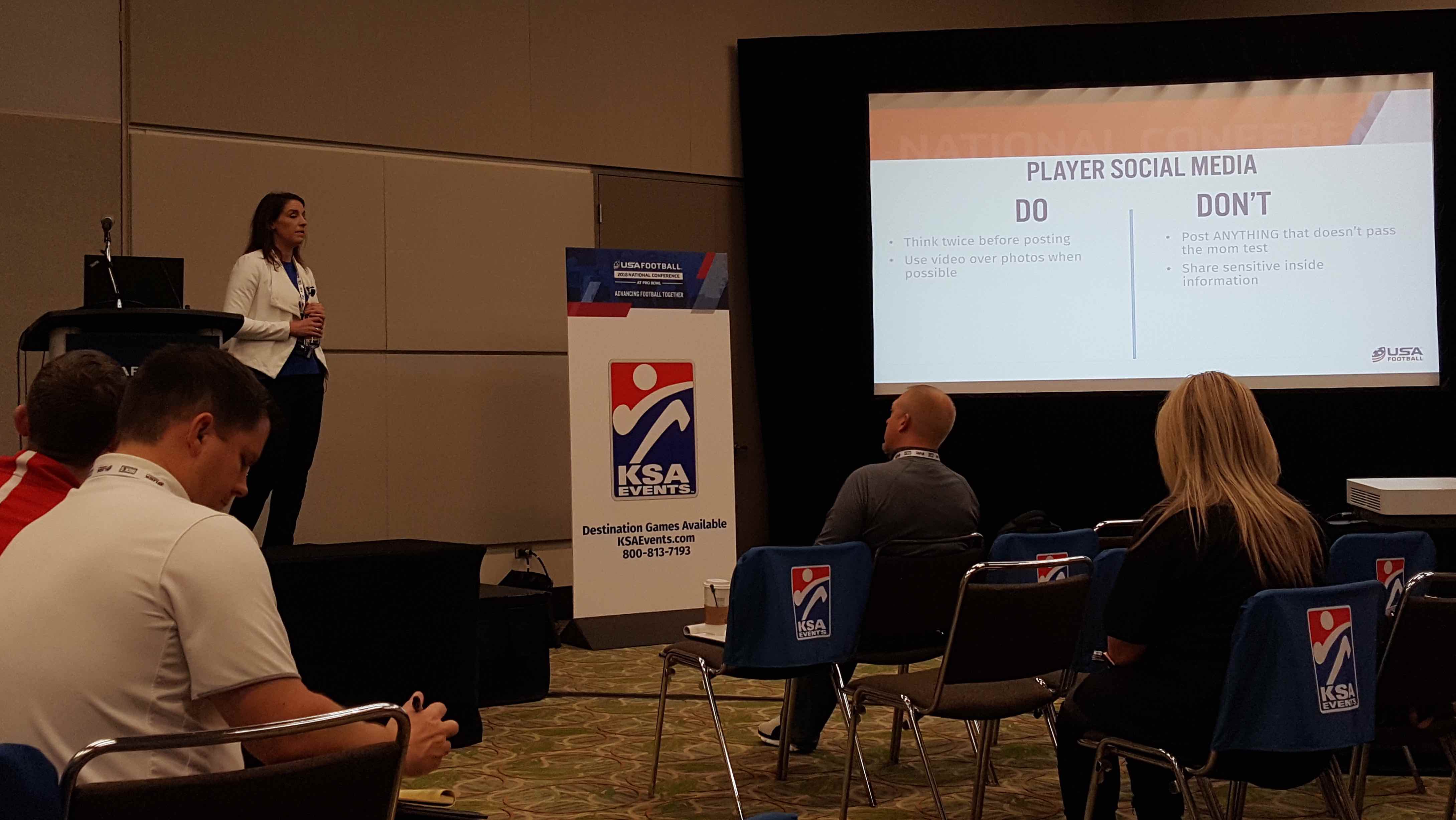 Social Media 101 at USA Football National Conference: "Everything on ...